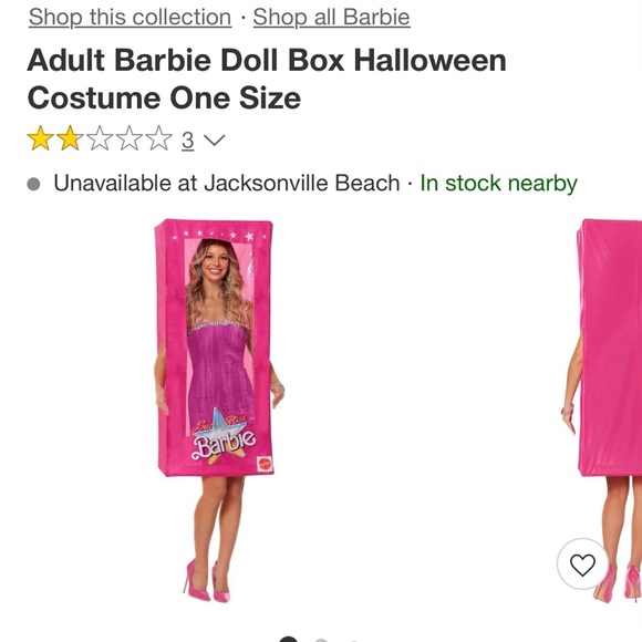 rasta imposta | Other | New Never Opened Adult Barbie Costume Doll Box ...